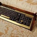 Keyboard Mouse Combo - Antique Looking Victorian Styling - Steampunk ...
