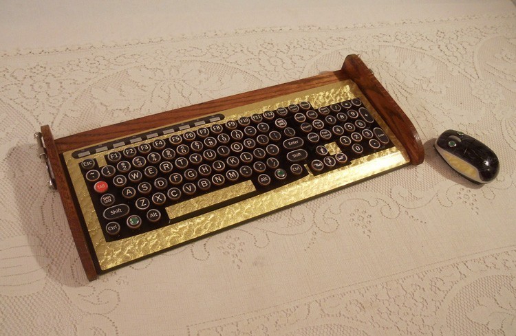 Keyboard Mouse Combo - Antique Looking Victorian Styling - Steampunk ...