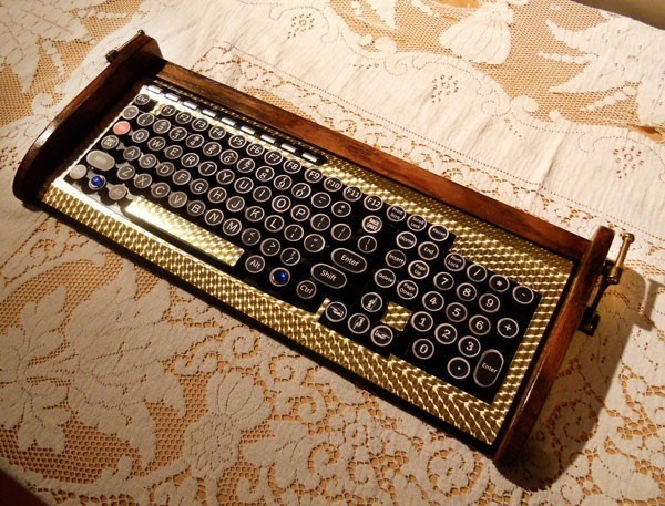 Keyboard Mouse Combo - Antique Looking Victorian Styling - Steampunk ...