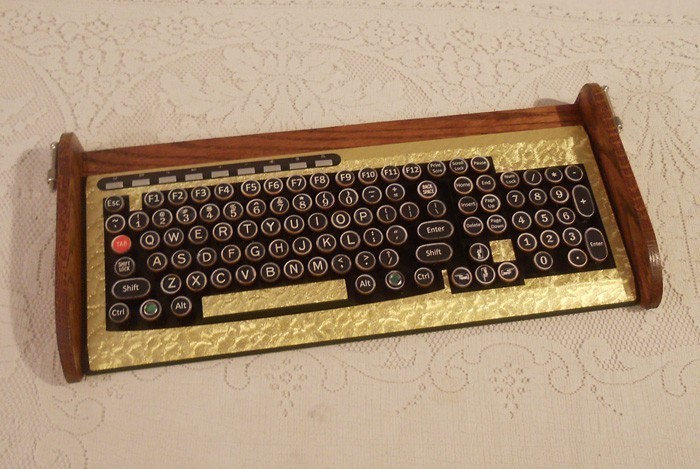 Keyboard Mouse Combo - Antique Looking Victorian Styling - Steampunk ...